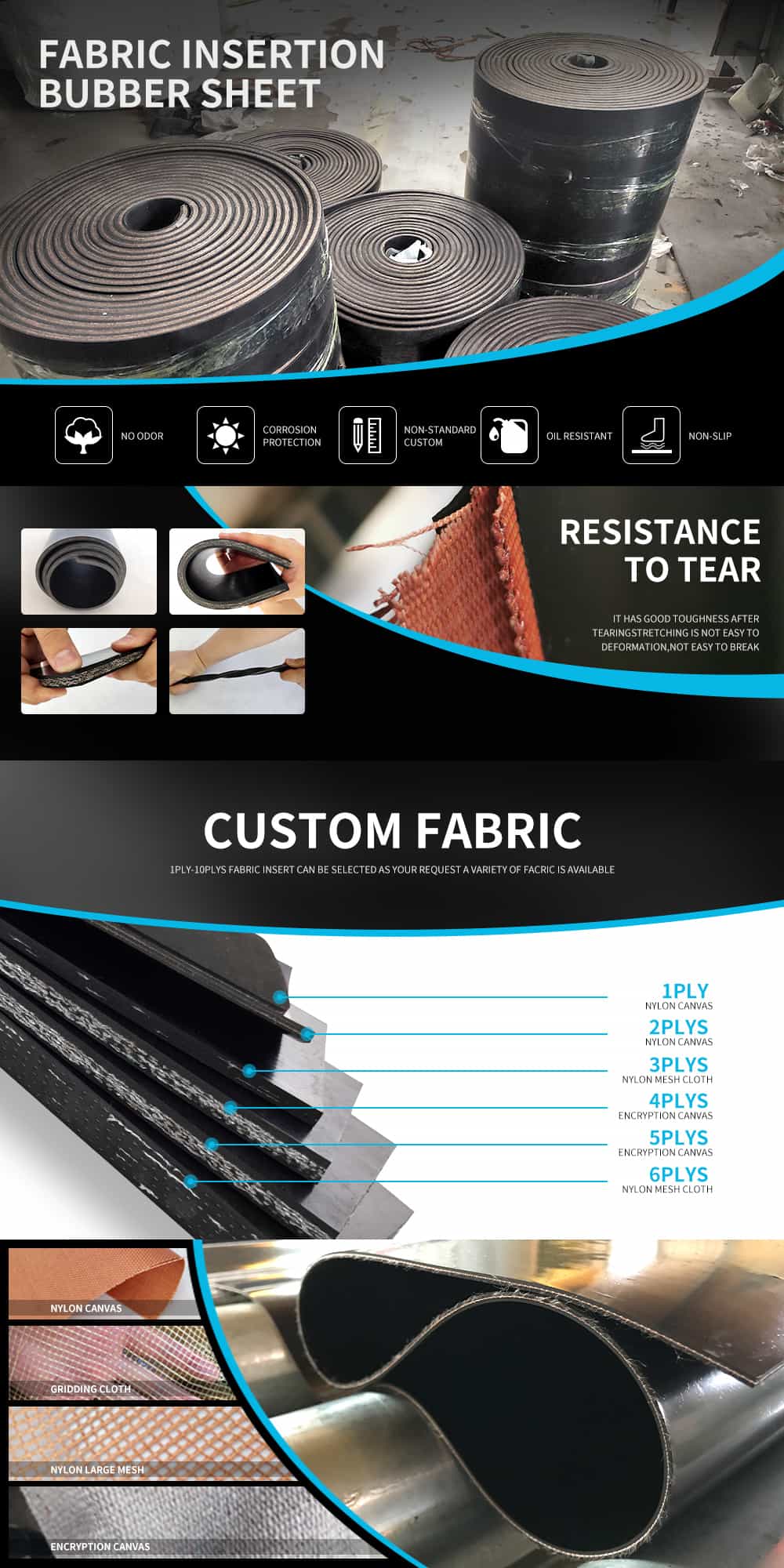 Natural insertion rubber - rubber insertion material