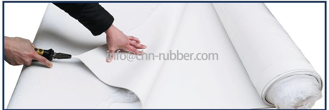 White neoprene sheet 1.5g/cm³ rubber rolls FDA Grade - China suppliers