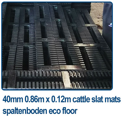 Rubber livestock slat rubber mats for cattle spaltenboden