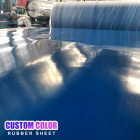 Blue natural latex rubber sheet manufacturers