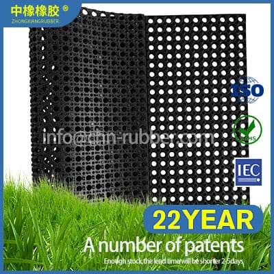 Perforated rubber floor mats black - rubber hollow mat manufacturers