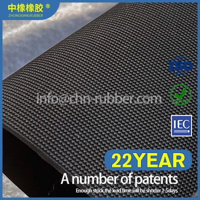 Rubber diamond plate roll 3mm matting - Anti slip rubber sheeting