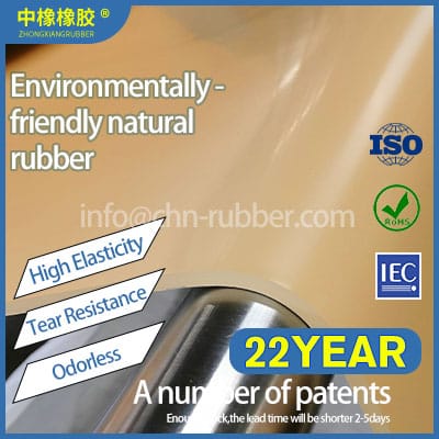 Tan rubber sheet pure gum natural latex rolls - super soft rubber high ...